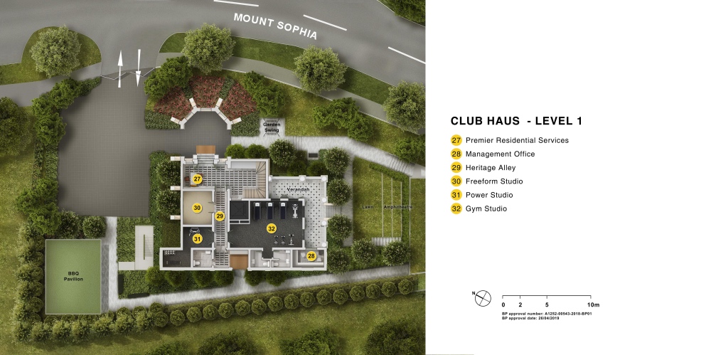 Club House Plans Level 1