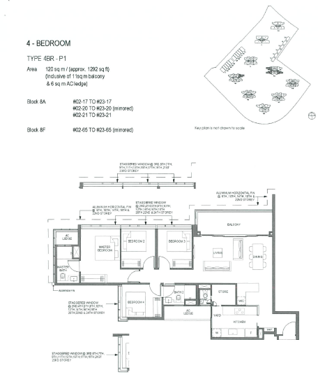 Parc Clematis 4 BR floor plan | NewLaunchOnline.com.sg